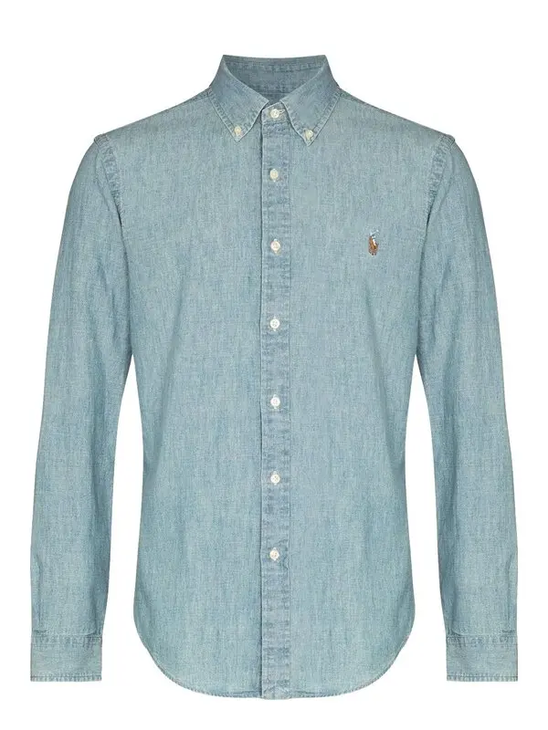 Polo Ralph Lauren Shirt With Logo - Sky Blue
