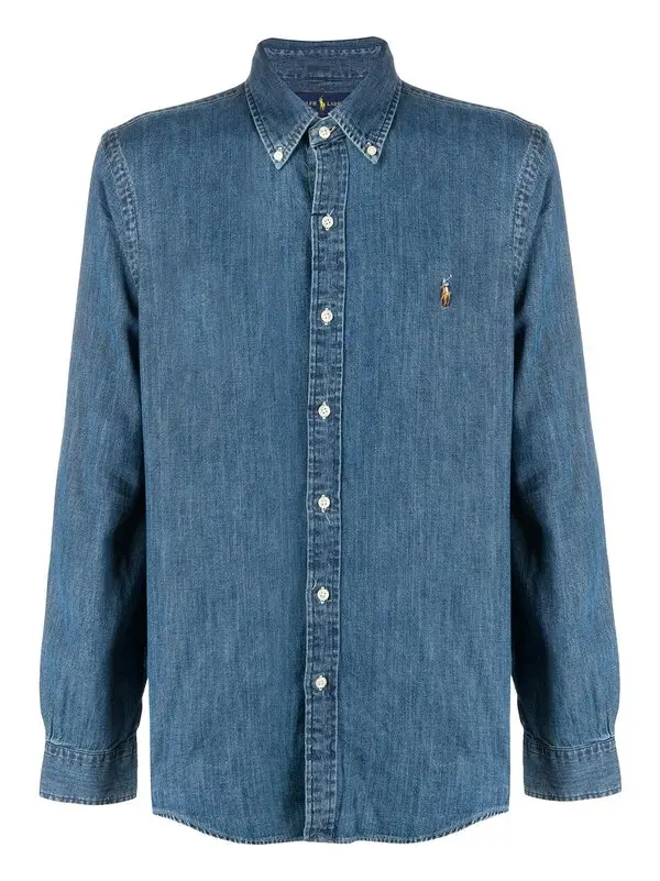 Polo Ralph Lauren Shirt With Logo - Blue
