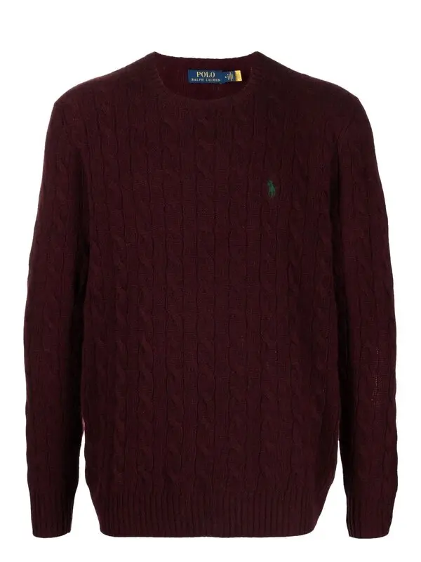 Polo Ralph Lauren Cable-knit Sweater - Purple