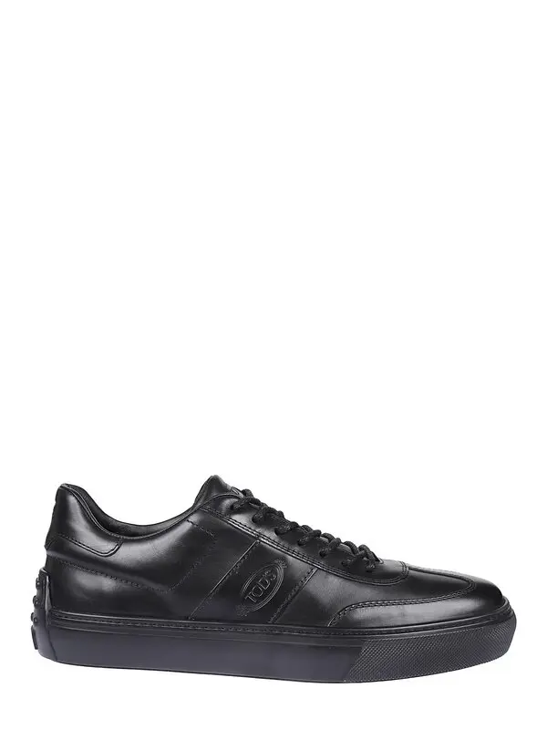 TOD'S Leather Sneakers - Black