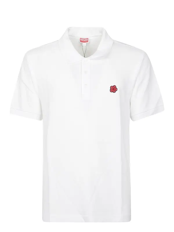 Kenzo Cotton Polo Shirt - White