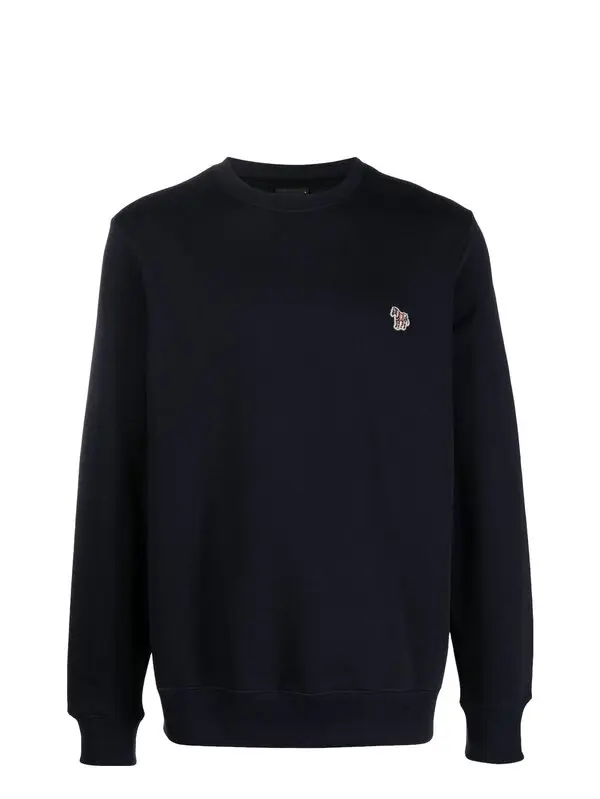 Paul Smith Sweatshirt With Zebra Motif - Blue