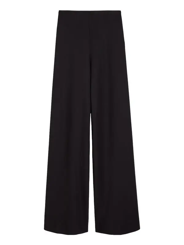 Staud Stroll Crepe Trousers - Black