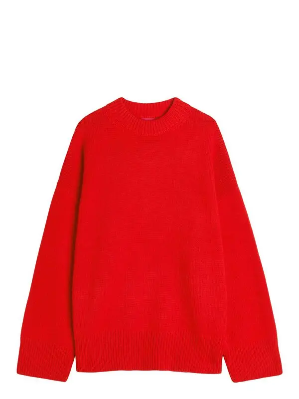 THE ELDER STATESMAN Pali Cashmere Jumper - Red