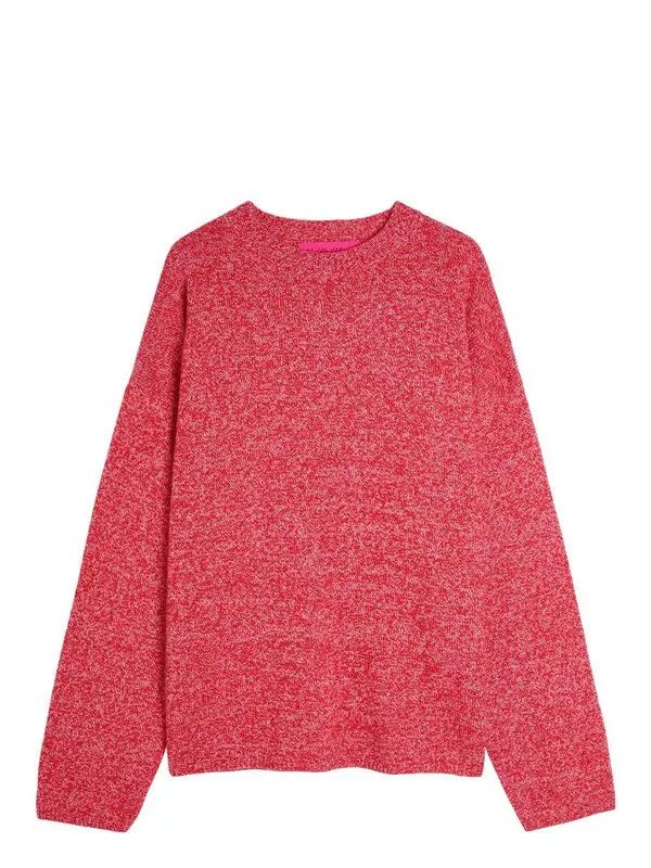 THE ELDER STATESMAN Dume Marl Melange Cashmere Jumper - Pink