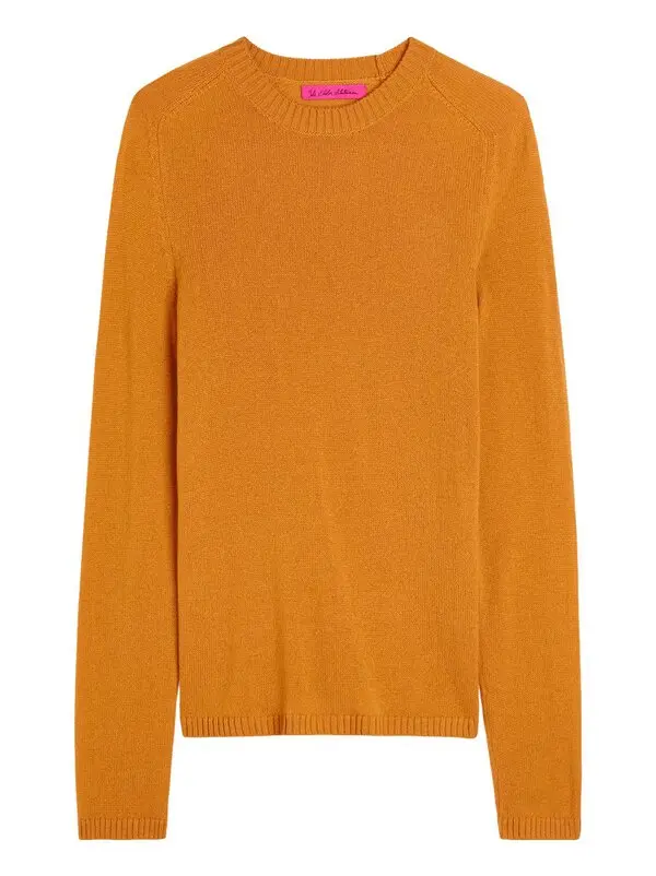 THE ELDER STATESMAN Laurel Cashmere Jumper - Orange