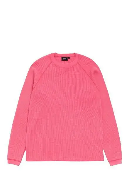 StÜssy Mantra Raglan Thermal - Pink