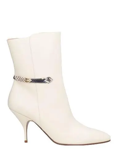 Bally Leather Ankle Boots - White