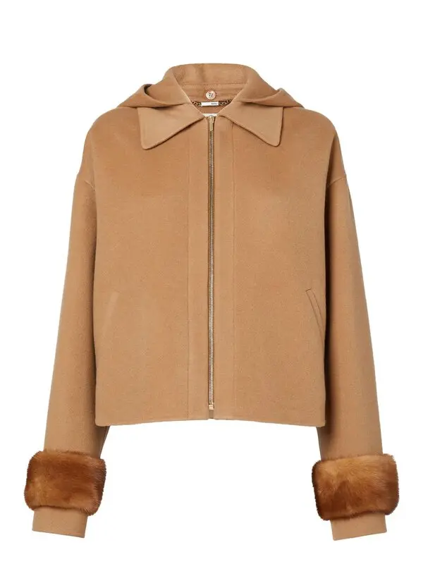 Fendi Reversible Cropped Jacket - Brown