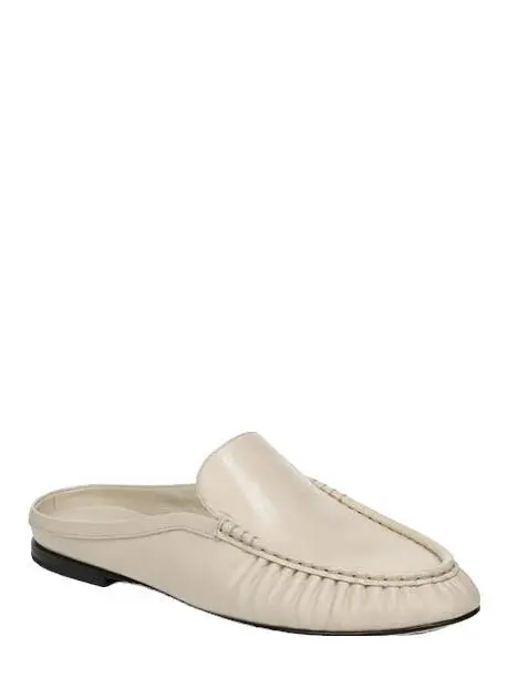 Vince Tevin Ruched Apron Toe Mule - Moonlight