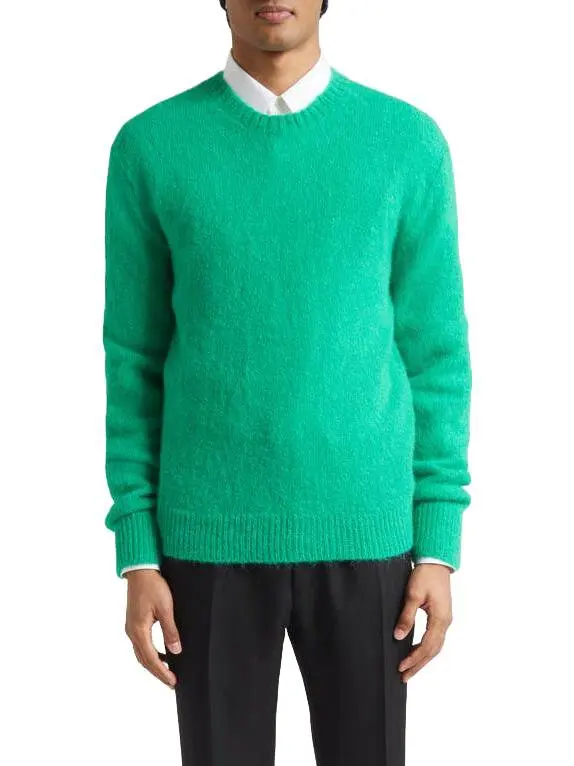 TOM FORD Alpaca Blend Crewneck Sweater - Bright Green