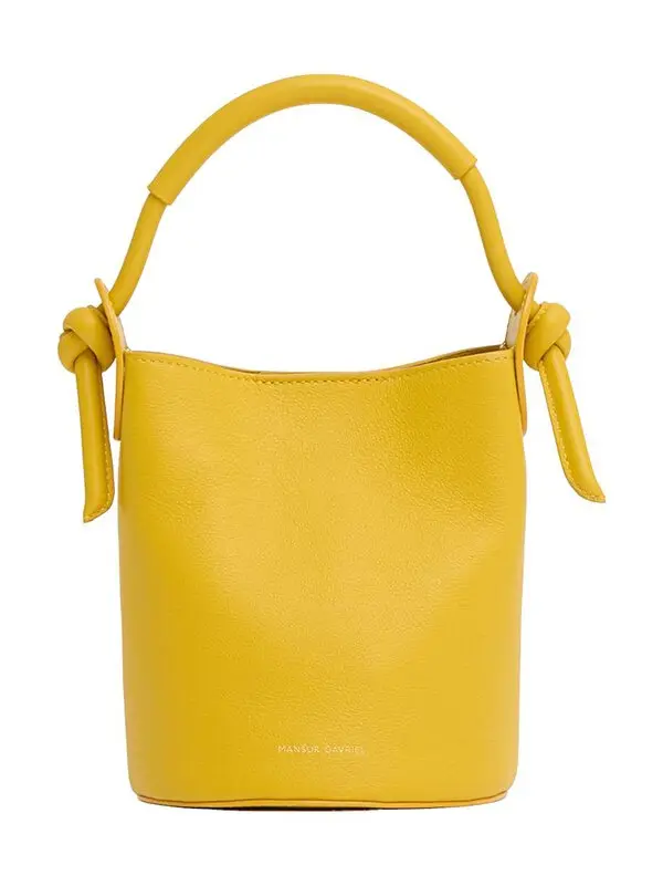 MANSUR GAVRIEL Mini Mini Fortuna Bucket Bag - Saffron