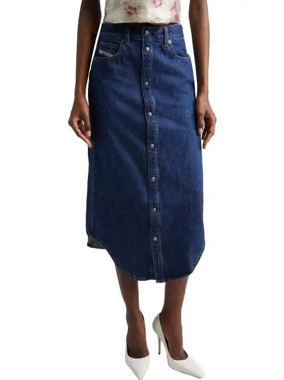 DIESEL® De-ard Midi Skirt - Denim
