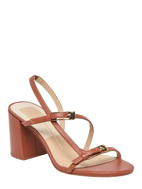 Dolce Vita Faye Slingback Sandal - Cognac Leather