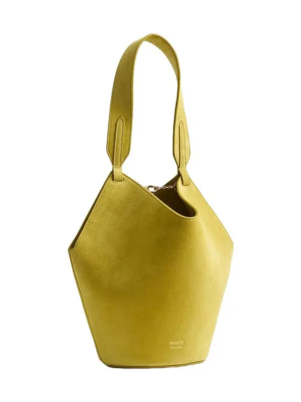 Khaite Mini Lotus Top Handle Bag - Fern 414