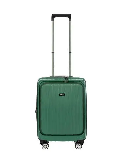 Bric'S Cervia 21" Spinner Carry-on With Front Pocket - Dark Emerald