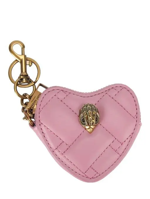 Kurt Geiger Kensington Heart Bag Charm - Pink