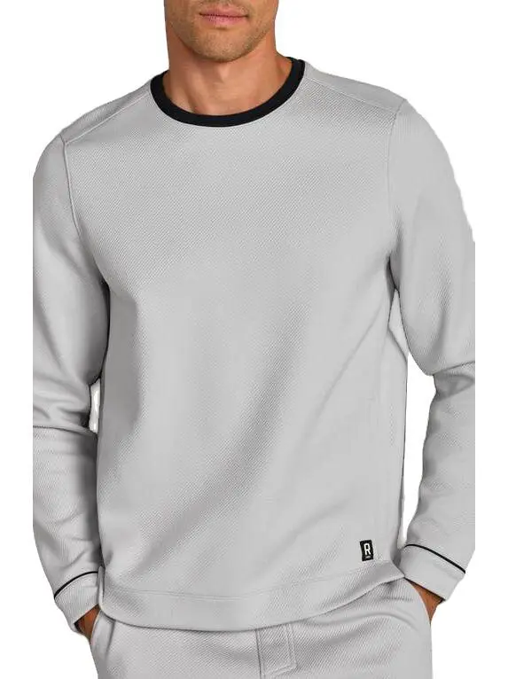 RHONE Quantum Crewneck Sweatshirt - Whisper Gray