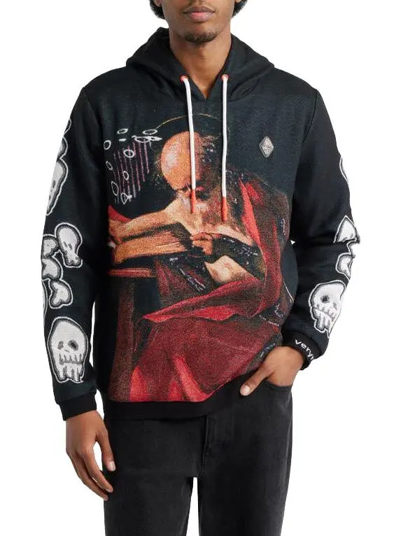 VERYRARE Saint Jerome Writing Hoodie - Black