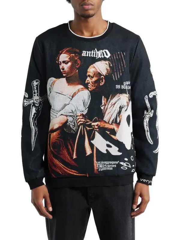 VERYRARE Antihero Judith Jacquard Sweatshirt - Black