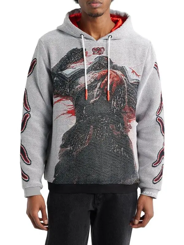 VERYRARE Dead Soldier Graphic Hoodie - Gray