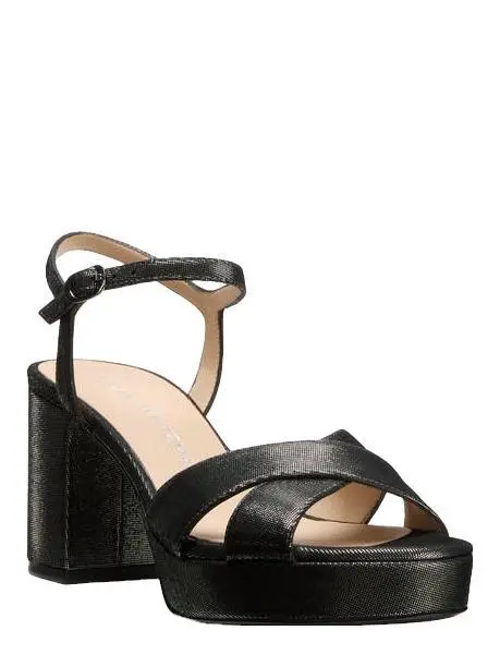 STUART WEITZMAN Dayna Platform 80 Sandal - Gunmetal