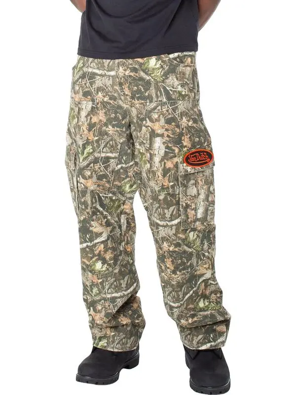 VON DUTCH Baggy Straight Double Cargo Hunter Pant - In The Woods