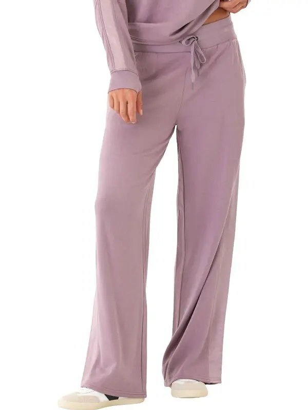 THREADS 4 THOUGHT Diane Fleece Wide Leg Sweatpants - Twilight
