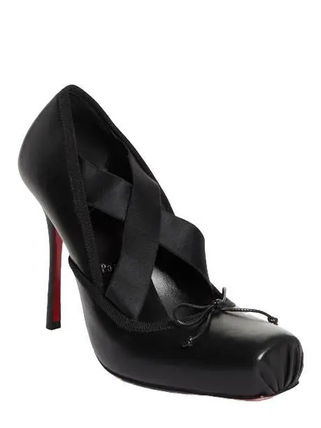 CHRISTIAN LOUBOUTIN Cassiastic Pump - Black/black