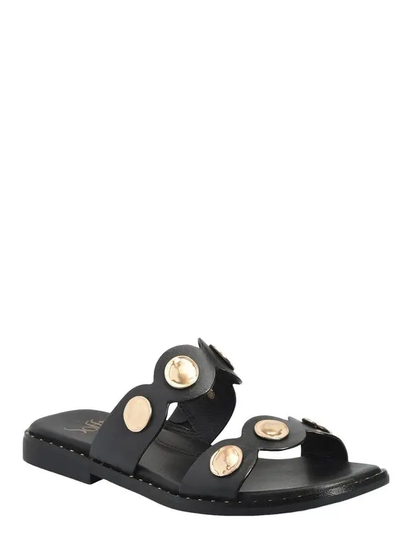 SOFFT Ezra Leather Slide Sandal - Black