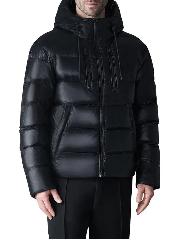 Mackage Victor Water Resistant Recycled Down Puffer Jacket - Black