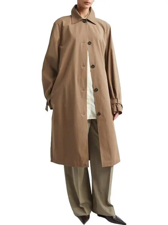 TOTEME Lightweight Single-breasted Trench Coat - Hazel