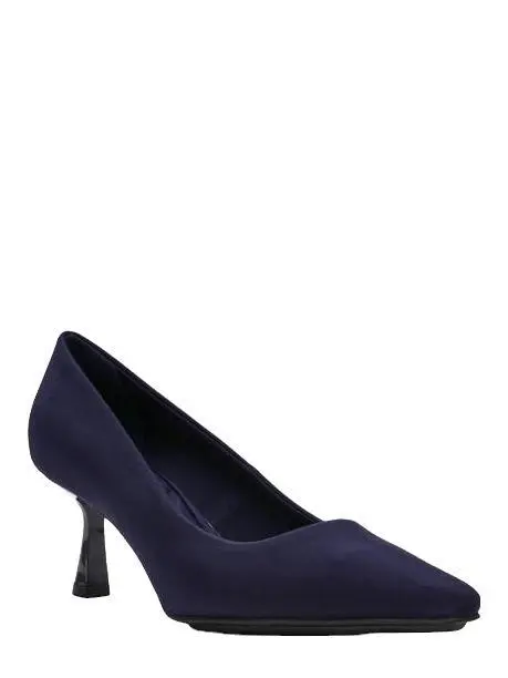 Anne Klein Candela Pump - Navy Stretch