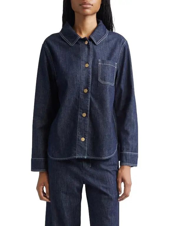 Max Mara Enfasi Denim Shirt Jacket - Ultramarine