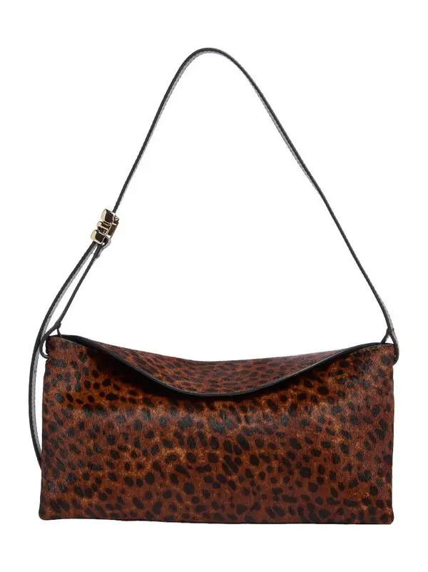 Madewell Leather Shoulder Bag - Caramel Multi
