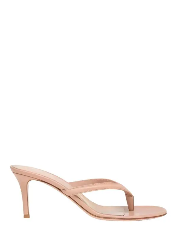 GIANVITO ROSSI 70mm Calypso Stiletto Heeled Sandals - Neutrals
