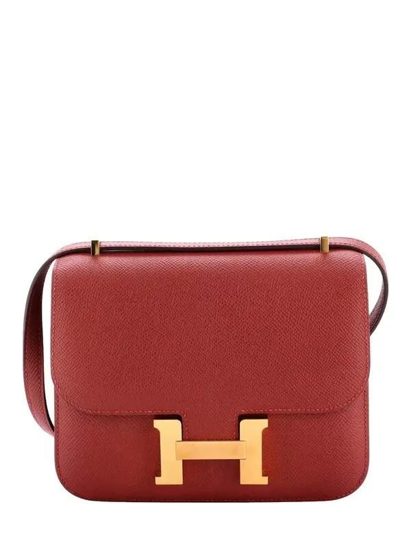 HERMES Constance Nm Bag Epsom 18 - Rouge Venetian