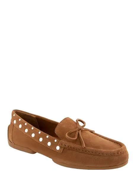 Splendid Felipe Studded Suede Loafer - Caramel
