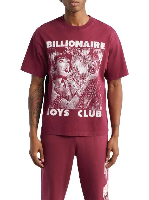 BILLIONAIRE BOYS CLUB Giant Graphic T-shirt - Rhododendron