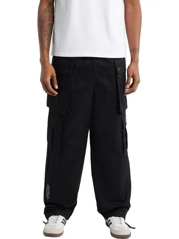BILLIONAIRE BOYS CLUB Bb Thrusters Cotton Cargo Pants - Black