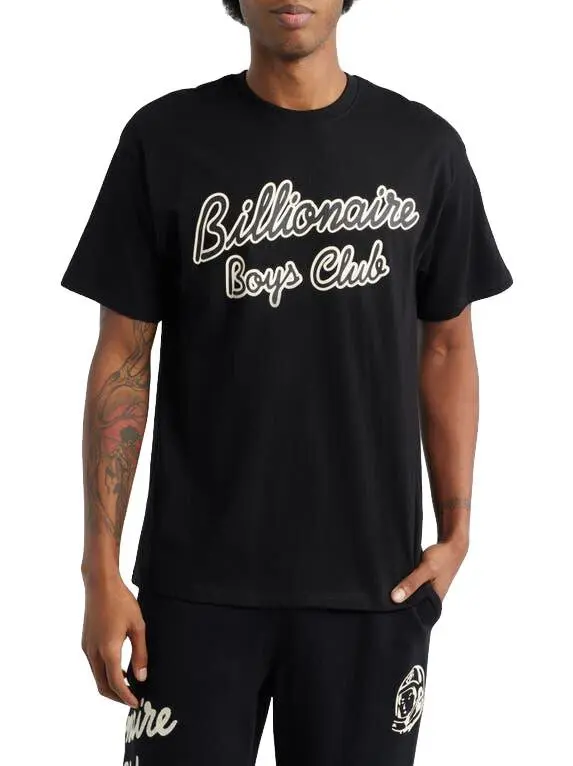 BILLIONAIRE BOYS CLUB Bb Mantra Cotton Graphic T-shirt - Black
