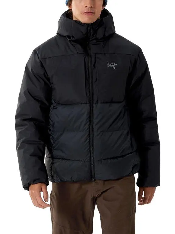 Arc'teryx Thorium Quilted 750 Fill Power Down Hooded Jacket - Black