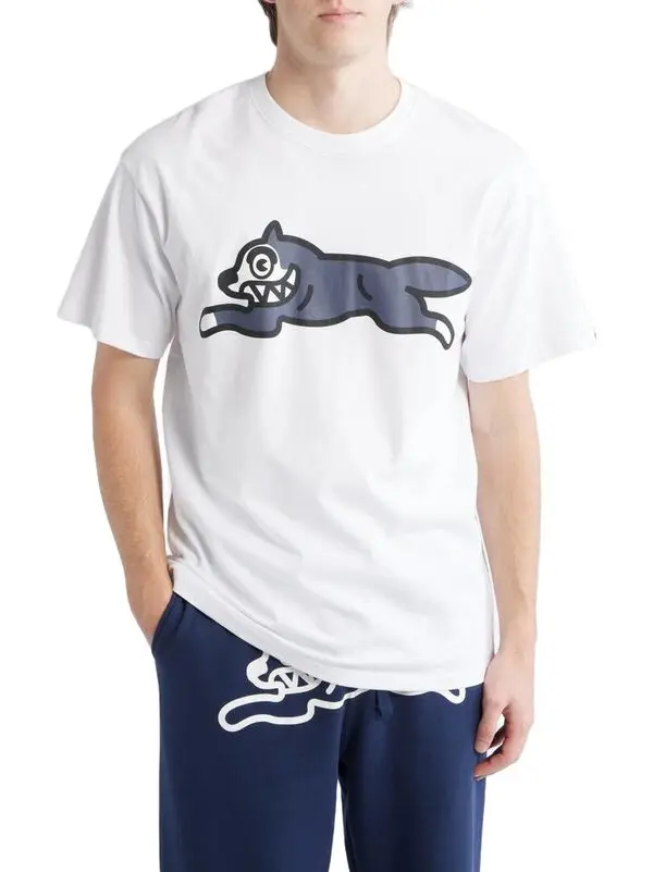 ICECREAM Running Dog Cotton T-shirt - White