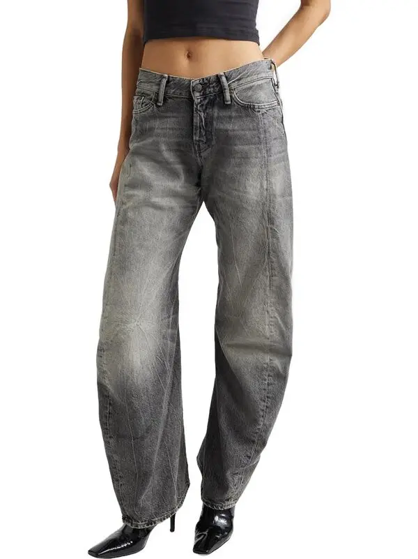 Acne Studios 2006 Gothik Barrel Leg Jeans - Washed Black