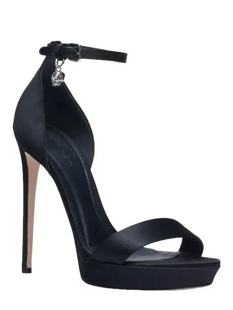 Alexander McQueen Jewel Platform Sandal - Black