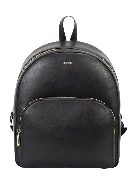Hugo Numah Bonded Leather Backpack - Black