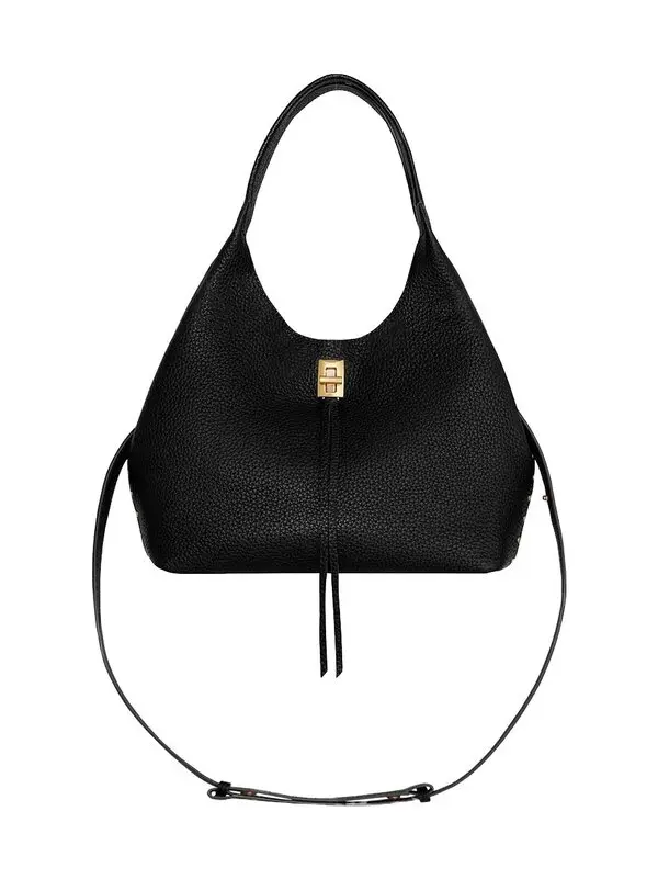 Rebecca Minkoff Darren Leather Carrysome Bag - Black