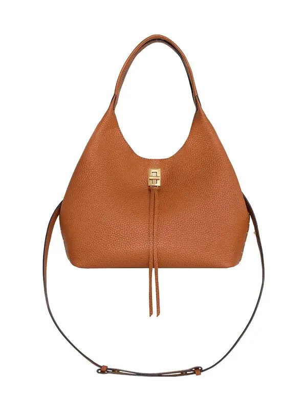 Rebecca Minkoff Darren Leather Carrysome Bag - Caramello