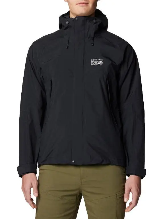 Mountain Hardwear Dry Times Waterproof Jacket - Black