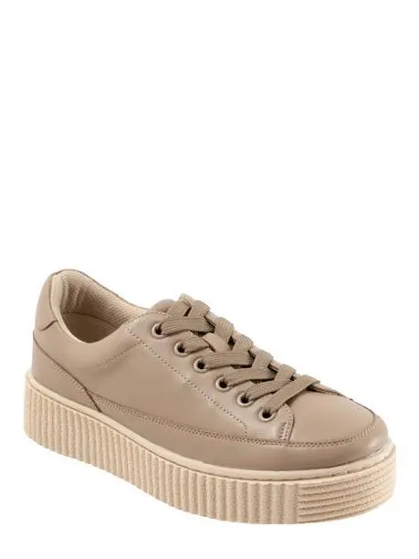 Trotters Baylor Platform Sneakers - Taupe